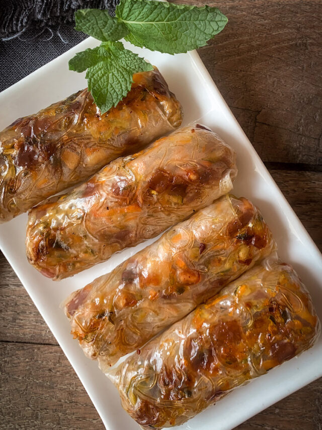 Des nems de légumes au four, un régal ! - Carnets Nature